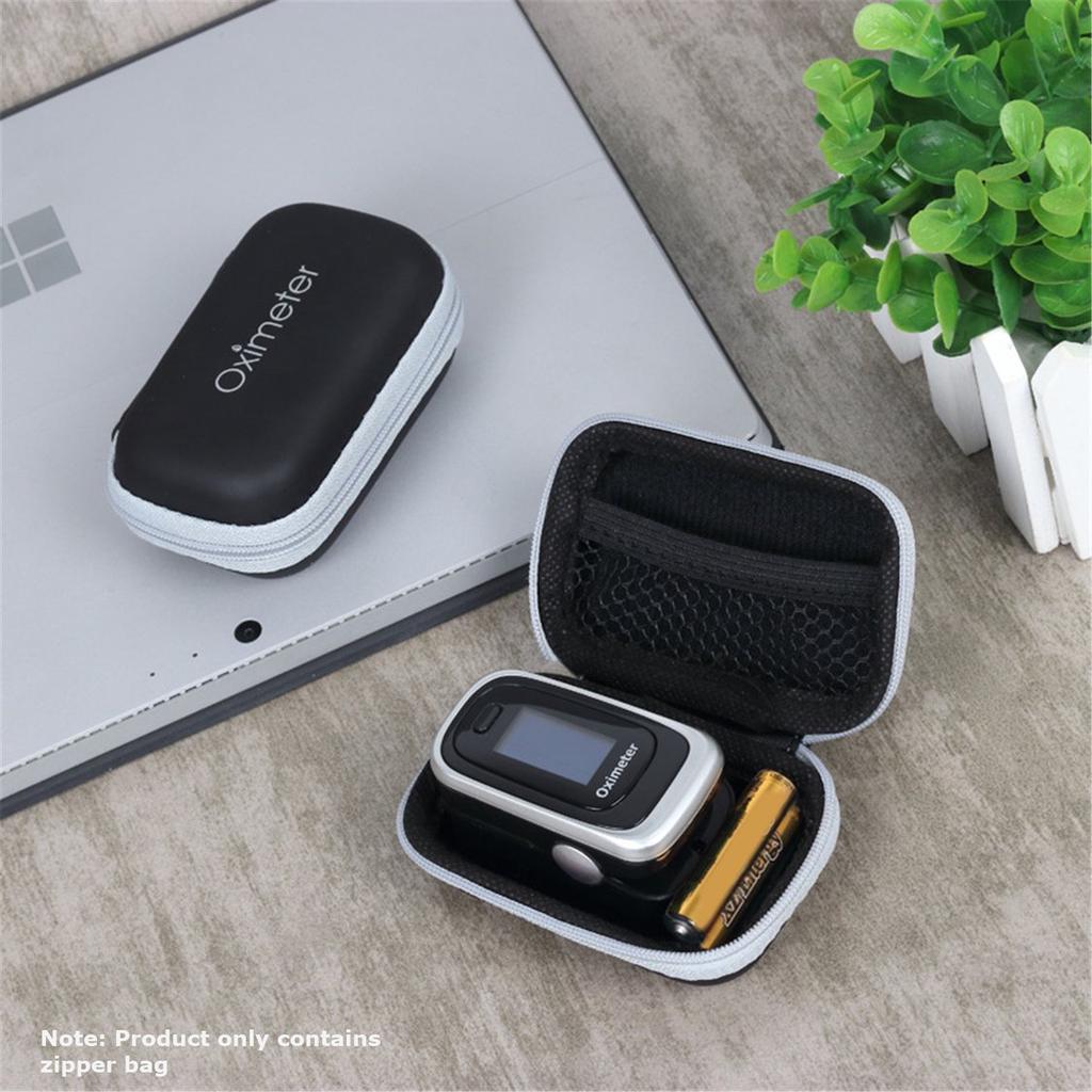 QHP EVA Oximeter Zipper Bag Storage Bag Oximeter Storage Box Oximeter ...