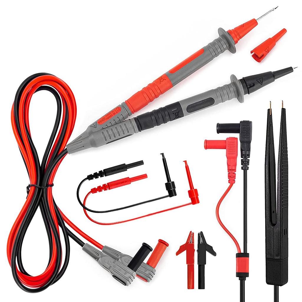 W/ 4 Connectors Test Probe Clip Hook Alligator Clip uygun fiyatlı satın ...