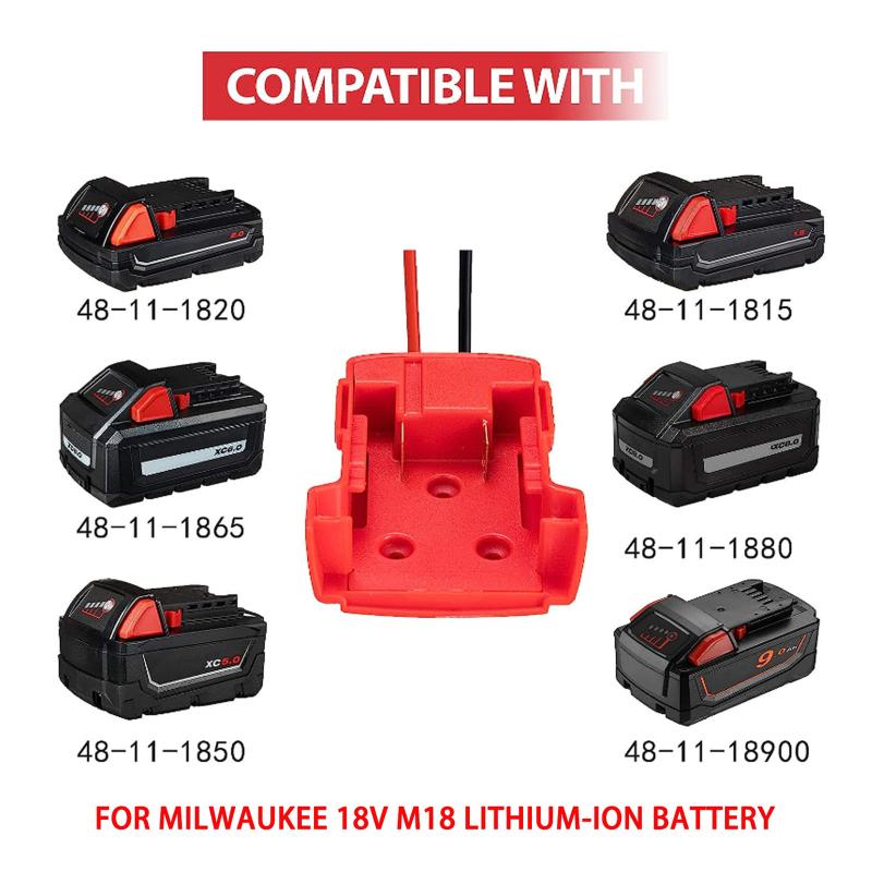 Buy 2pcs Power Adapter With Fuses Wire Terminals Compatible For ...