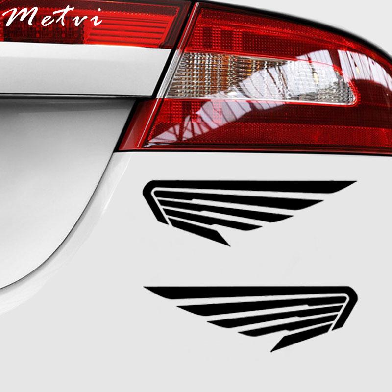 Cheap Metvi Wing Car Sticker Cartoon on Cars Vinyl Stickers for Auto ...