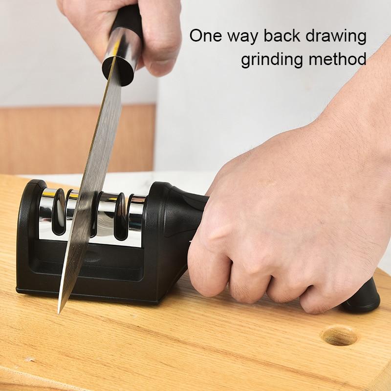 Cheap New Kitchen 3-Segment Knife Sharpener Household Multi-Functional ...