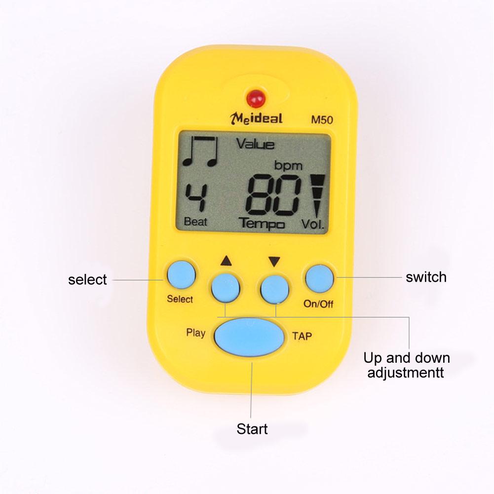 Buy Fashion Mini Electronic Metrometer Music Accessory Instrument ...