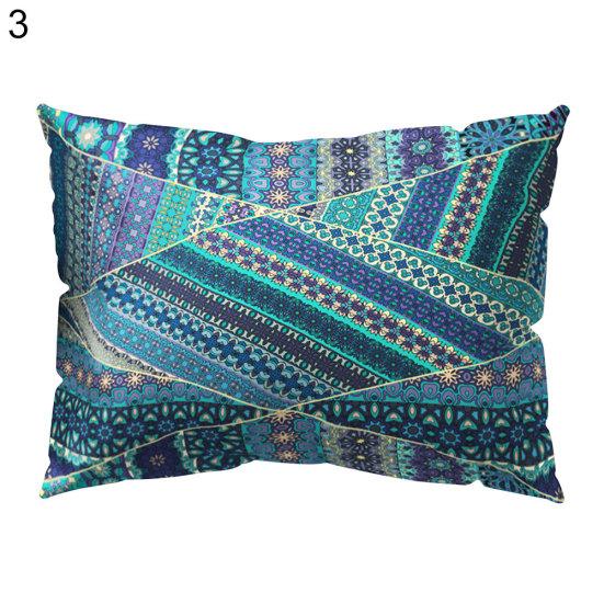 Buy Talos Mandala Circle Flower Throw Pillow Case Cushion Cover Home ...
