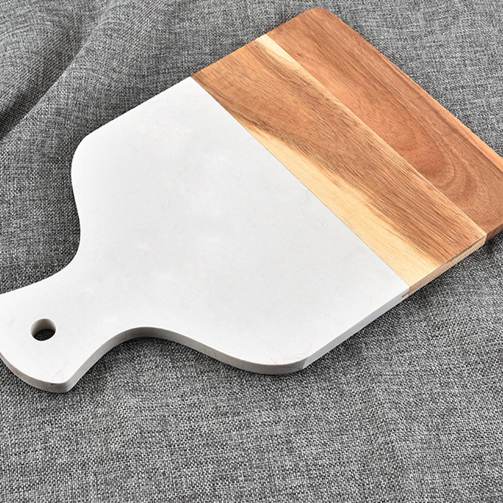 Buy Vegetable Meat Cutting Board Marble Wooden Pizza Steak Toasted ...