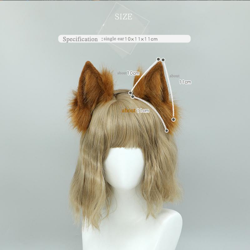 Cheap Simulation Animal Ear Hair Accessories Cute Anime Party Cosplay ...