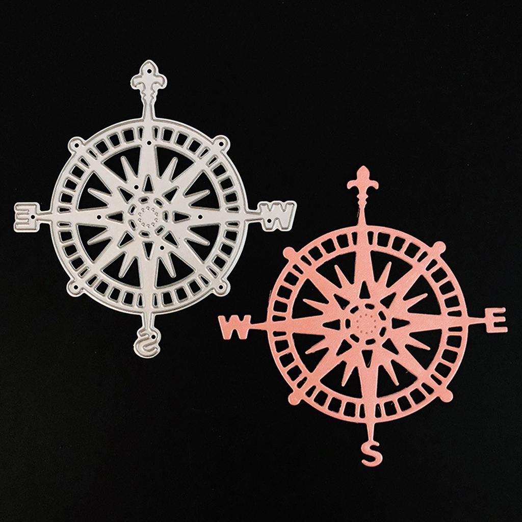 Buy DIY Compass Shapes Carbon Steel Metal Cutting Dies Stencil ...