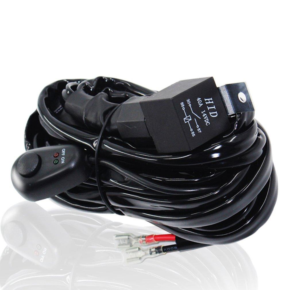 Portable Xenon Light Controller Socket Adapter Lamp Cable Wiring ...