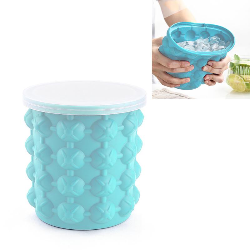 Cheap Outdoor Round Ice Bucket Bar with Lid Double Champagne Red Wine ...
