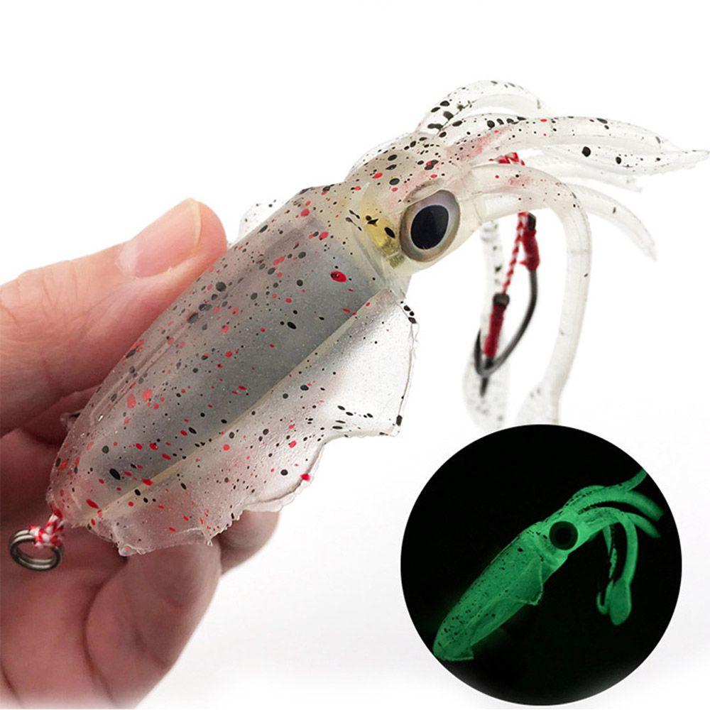 Buy Soft Silicone Artificial Fishing Tackle Long Tail Squid Skirt Lure ...