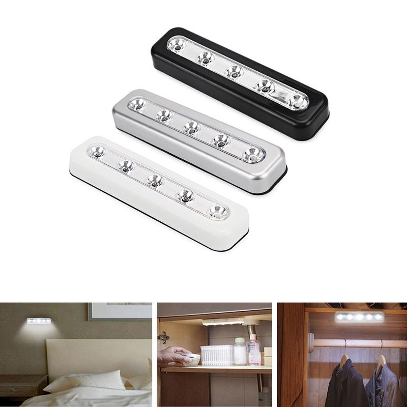 Buy Mini Wall Light Closet Lamp 5 LED Night Light Home Lighting Touch ...