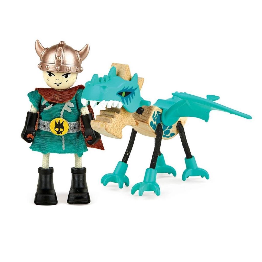 Buy Hape-hape-e3026-figurine-dragon Knight Figures, E3026, Multicolor ...