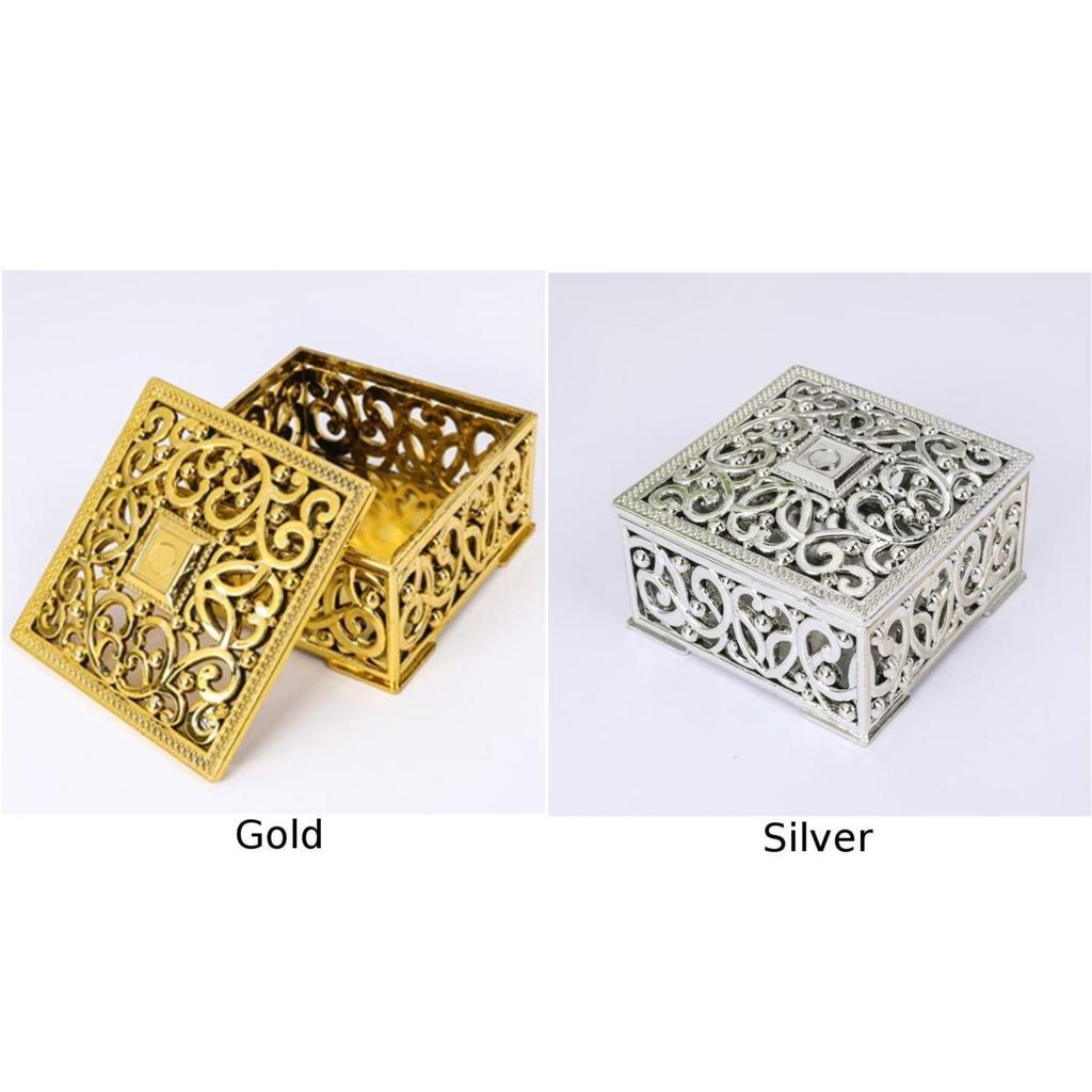 Buy 12pcs Creative Plastic Hollow Square Mini Candy Box for Wedding at ...