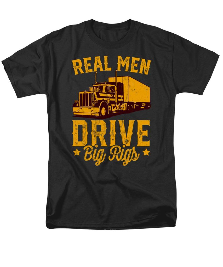 Buy Men Premium Cotton real men drive Print Tees Funny Harajuku Style ...