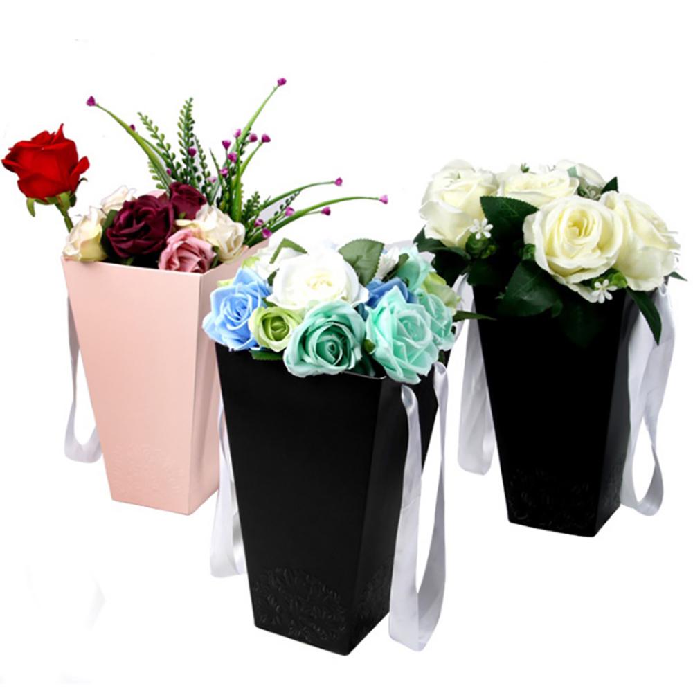 Buy Fashion Hugs Bucket Box Bouquet Barrels Popcorn Gift Shop DIY Vase ...