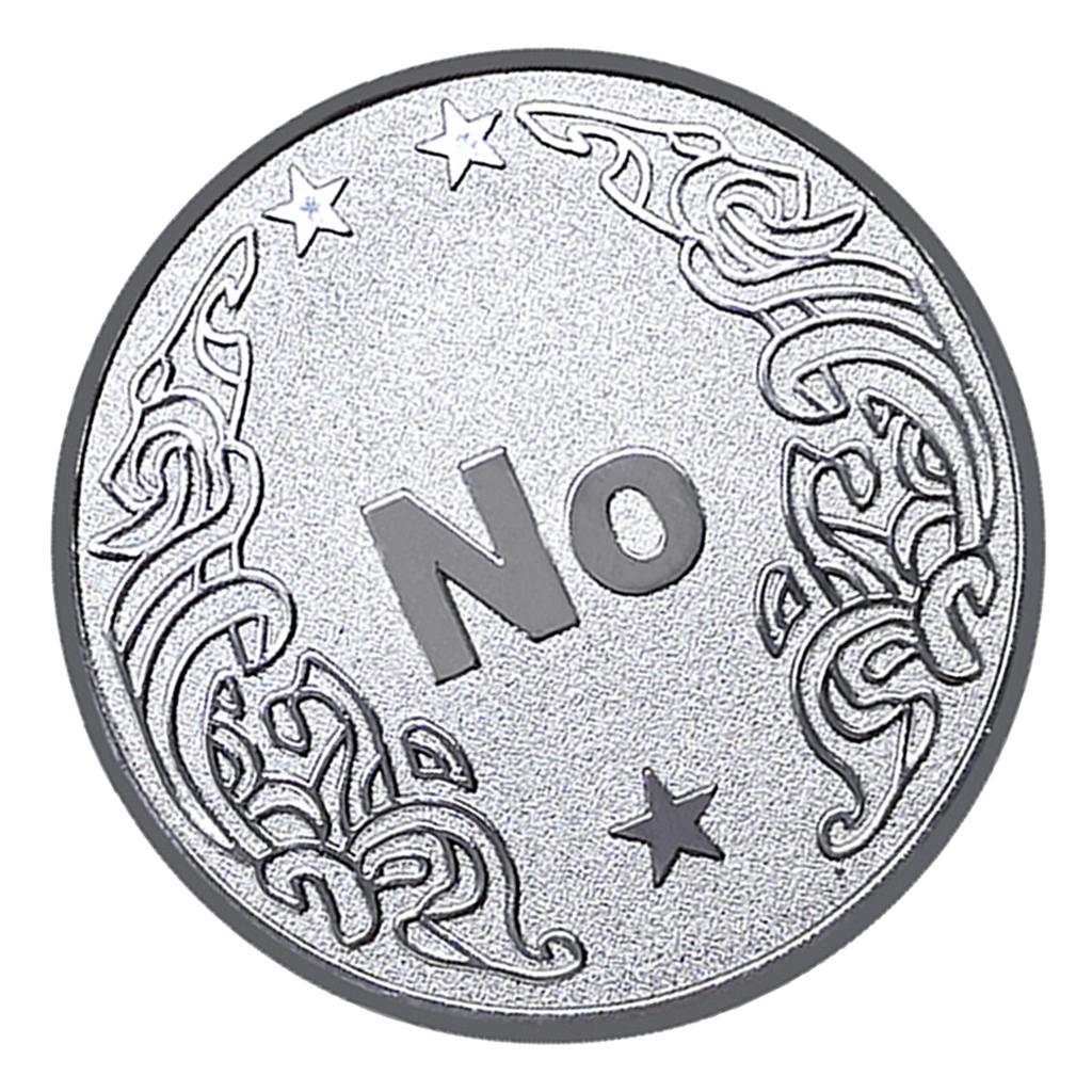 Commemorative Coin Souvenir Art Decision Making Yes or No Silver uygun ...
