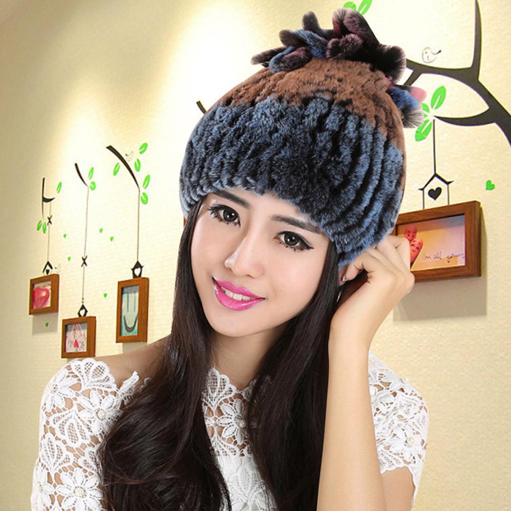 Buy Women Hats Handmade Warm Caps Female Headgear Elegant Warmth ...