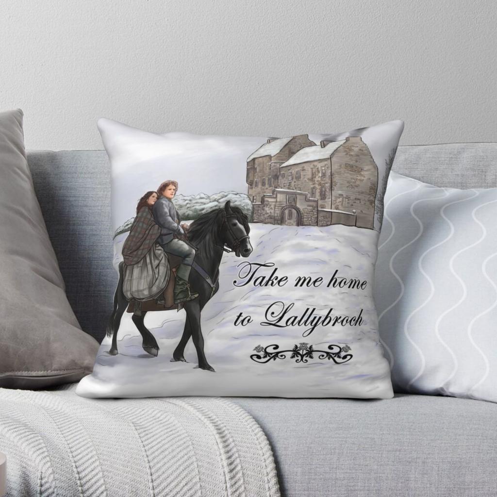 Cheap Take Me Home To Lallybroch Outlander Square Pillowcase Polyester ...