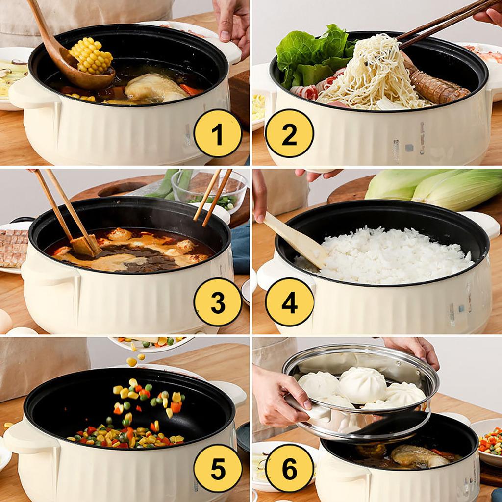 Cheap Multifunction Electric Cooker Skillet Wok Electric Hot Pot For ...