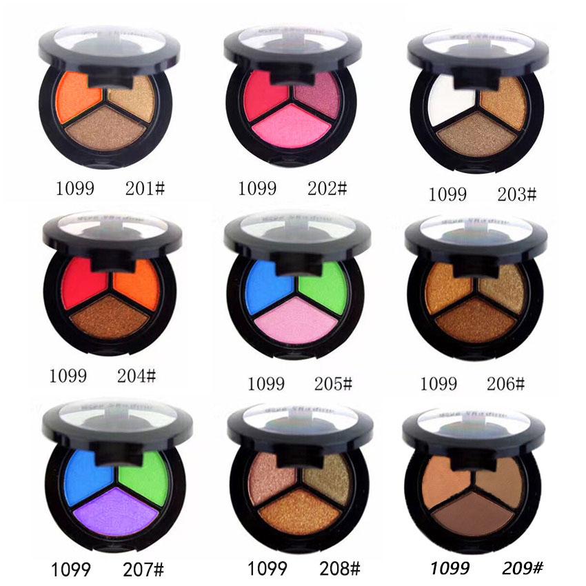 Buy Three Color Mashed Potato Eyeshadow with Mirror and Brush ...