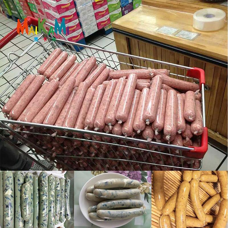 Buy 6 Meters Food Grade Casings For Sausage Salami Wide 50Mm Shell For ...