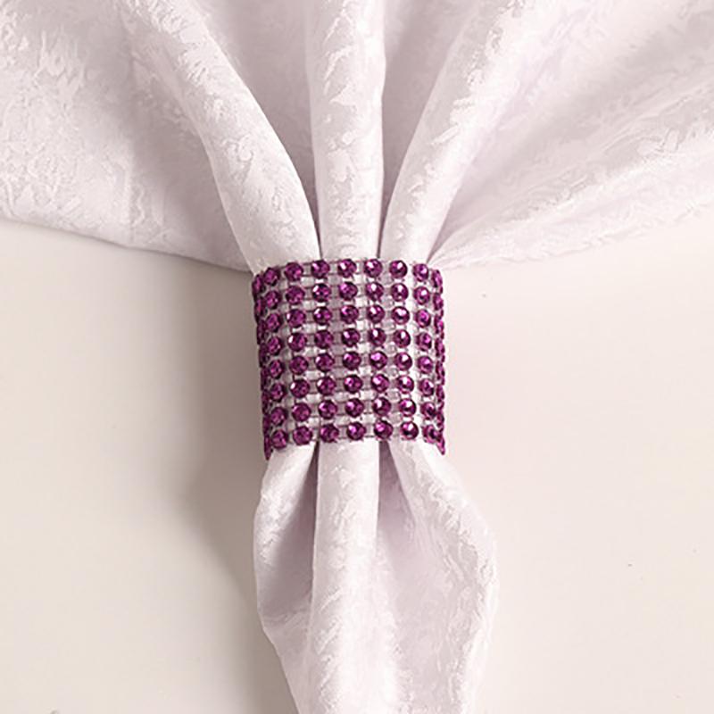 Buy 10PC Hotel Set Up 8 Rows of Net Buckle Celebration Wedding Supplies ...