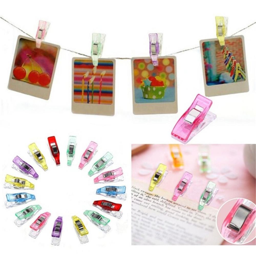 Buy 20pcs Plastic Sewing Craft Quilt Binding Clamps Pack Clips at ...