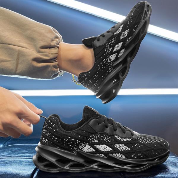 Buy Men's Fly-knit Sports Large Size Blade Shoes Lightweight Breathable ...