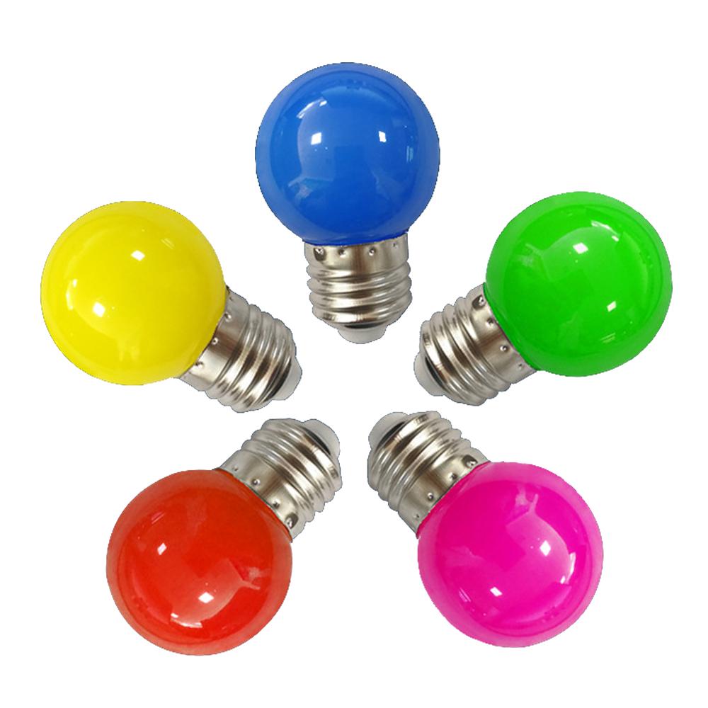 Buy 5Pcs Small Color Bubble Outdoor Waterproof Colorful Led Light ...