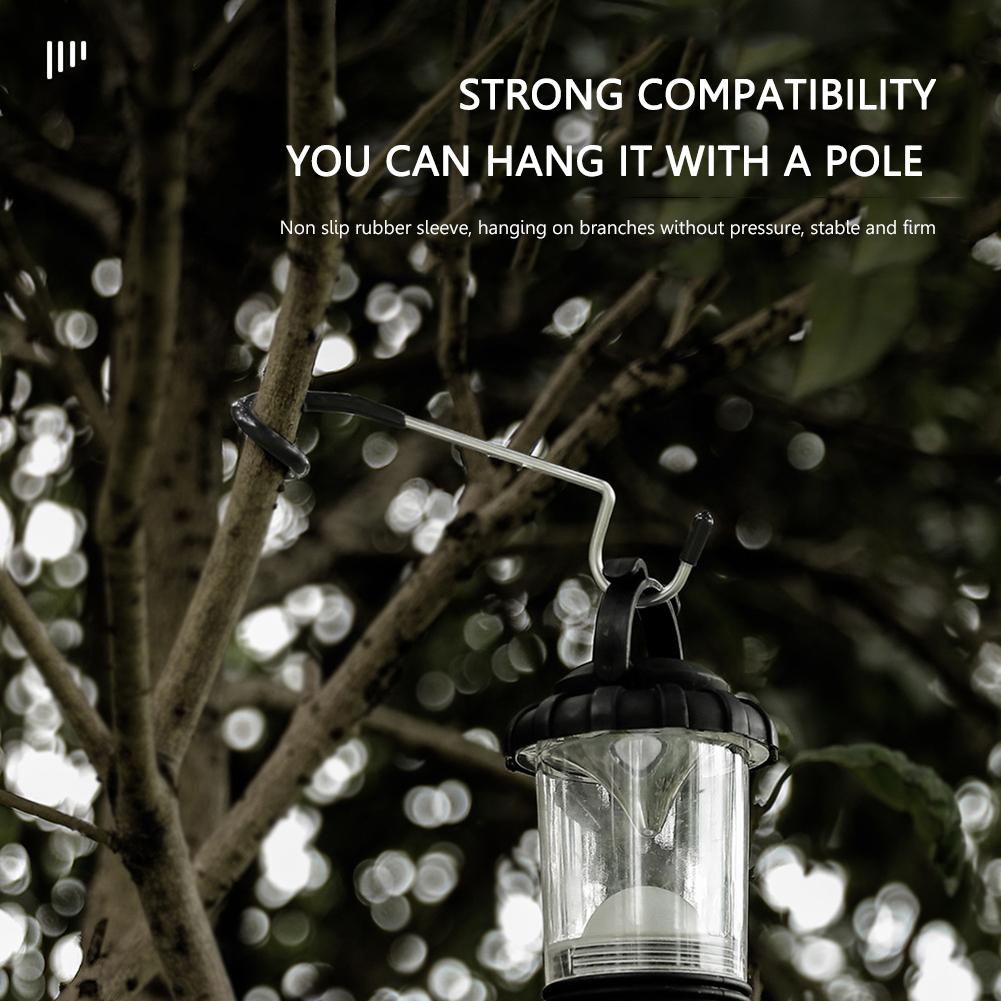 Buy Outdoor Tent Pole Post Lamp Holder Non Slip Hanger Hook Camping ...