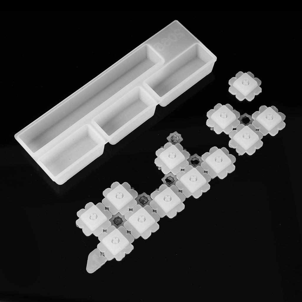 Buy DIY Mechanical Keyboard Key Cap Silicone Mould Set UV Crystal Epoxy ...