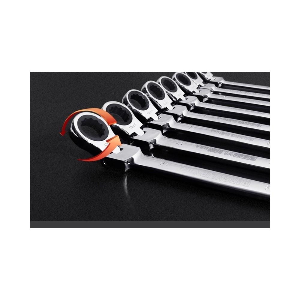 Buy Series Set Kit 7 Flexible Ratchet Joint Keys In Transport Case at ...