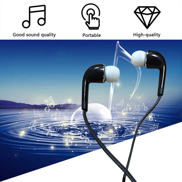 Buy S4 Wired Earphone Stereo Music Headset In-Ear Headphone With ...