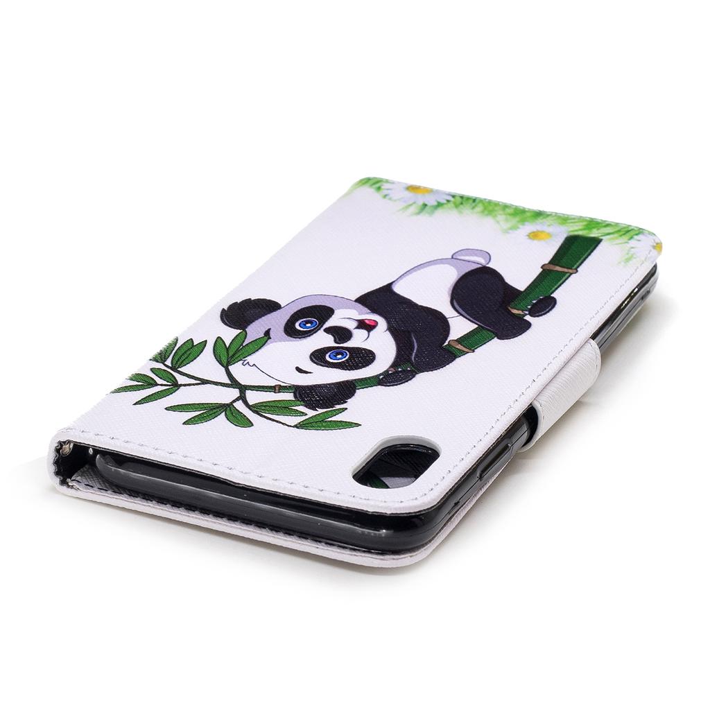 Buy Cute Panda Painted Pattern PU Leather Flip Wallet Card Cash Pocket ...