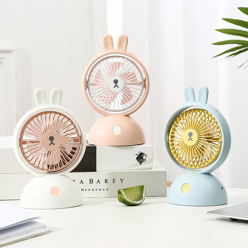 Buy Summer Cute Cartoon Student Handheld Mini Fan Outdoor Compact ...