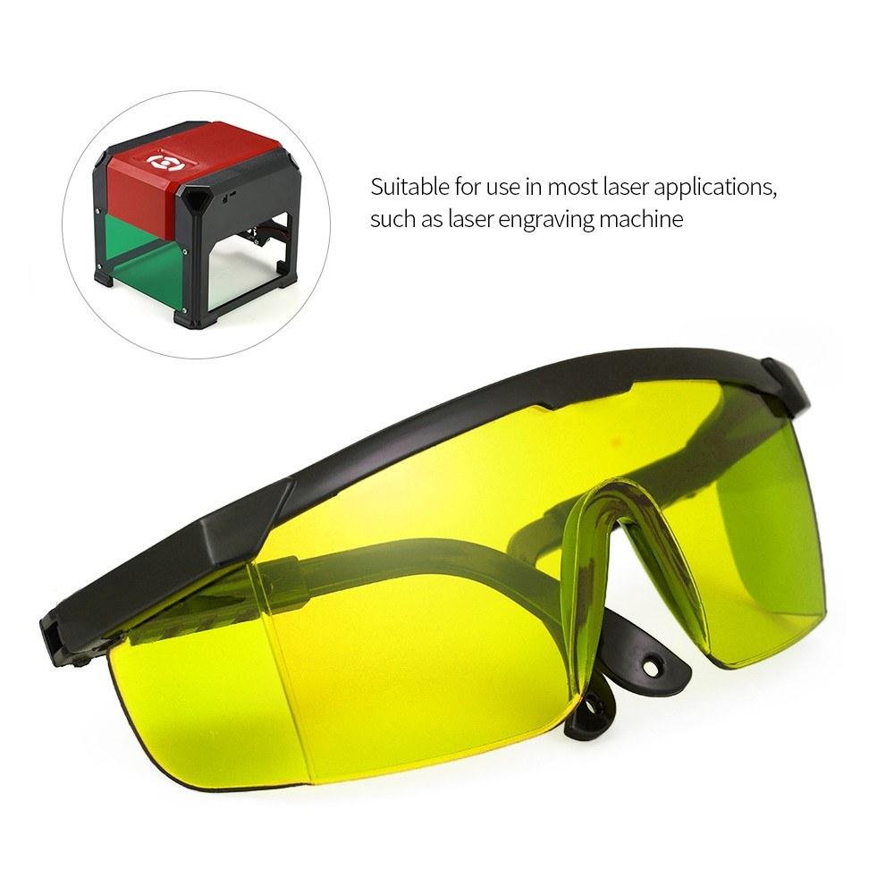 Buy HBKS Safety Glasses 200-540nmnm Laser Eye Protection Goggles Yellow ...