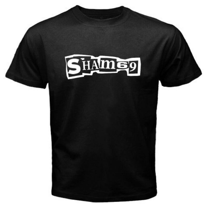 Buy New Sham 69 Band Mens Black T-shirts Soft Men Leisure Casual Tee ...