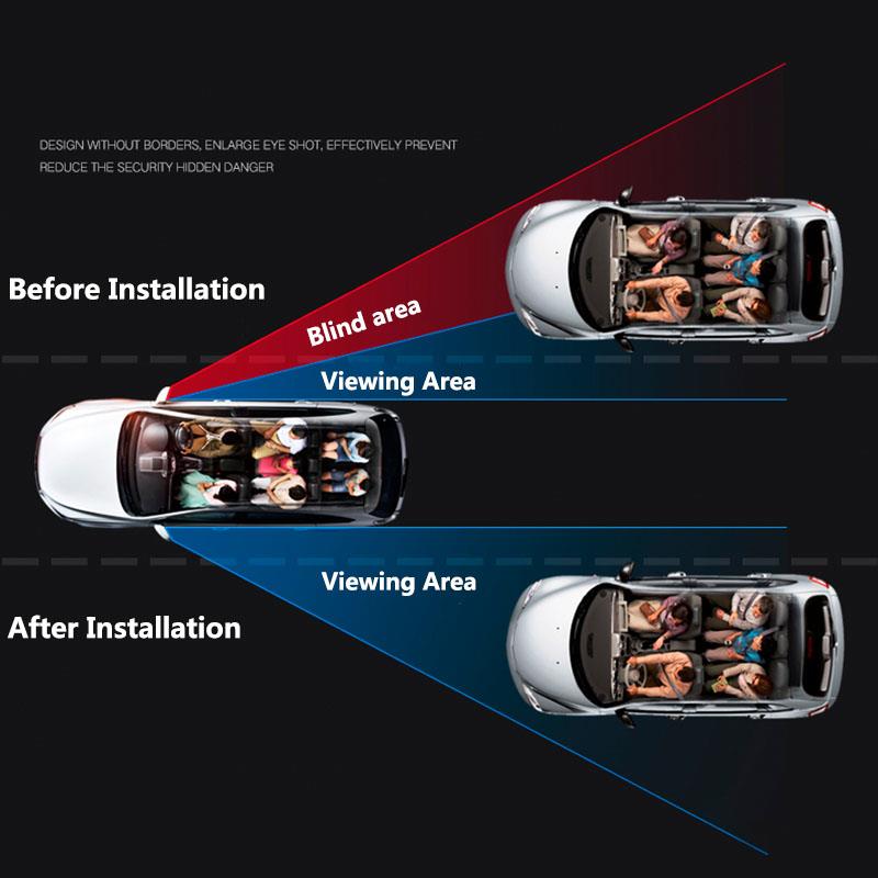 💰Kaufe 360-Grad-High-Definition Einstellbares Auto Konvexer Spiegel ...