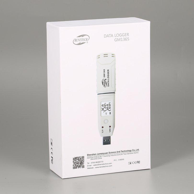 Buy BENETECH GM1365 USB Humidity Temperature Data Logger Digital Auto ...