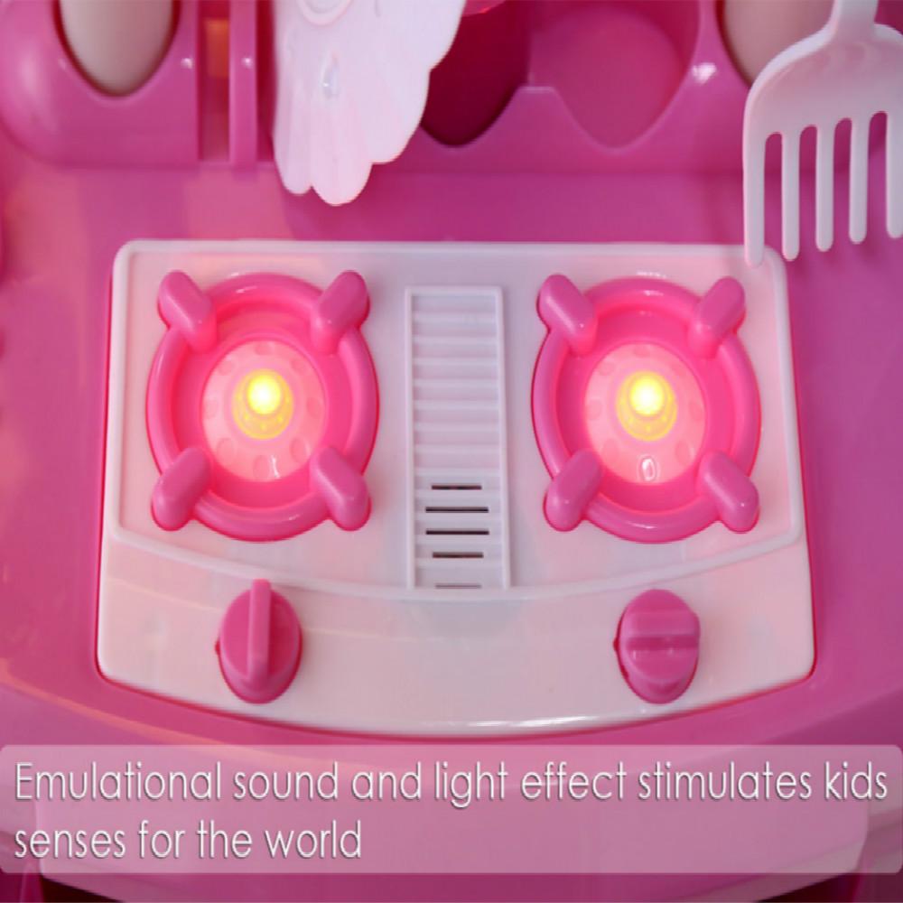 Buy Children Kitchen Toys Large Kitchen Cooking Simulation Model Play ...