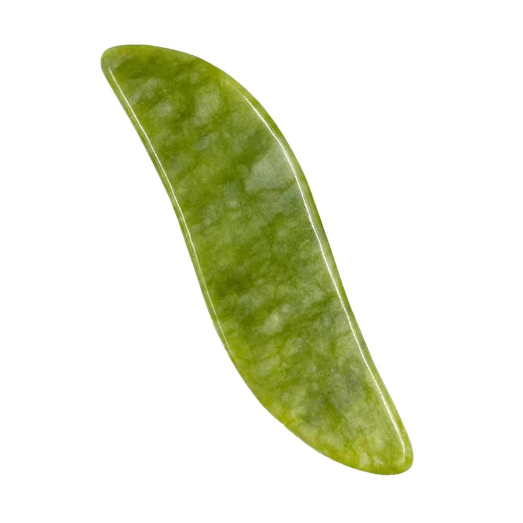 Cheap Natural Stone Green Jade Scraper|Novelty Shape Facial Gua Sha ...