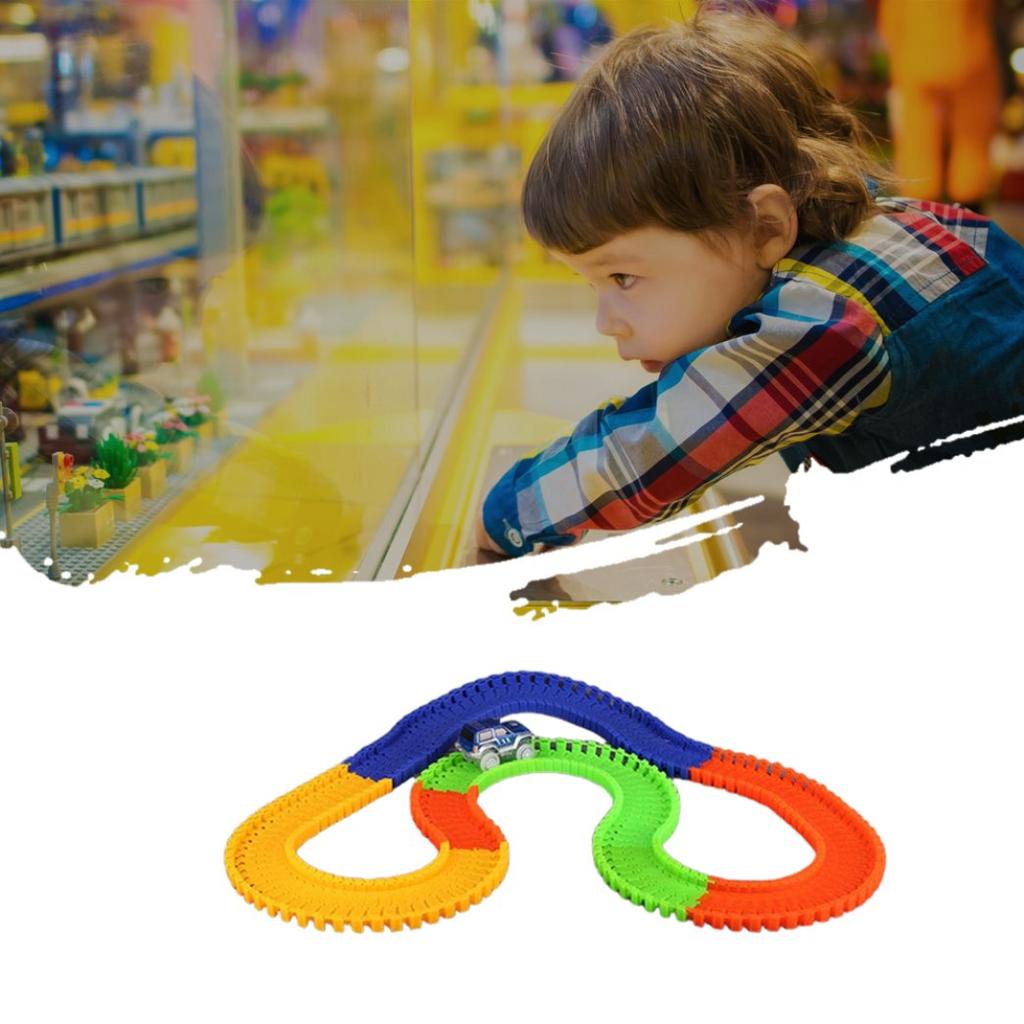 Buy NKK Magic Tracks RC-remote-controlled Turbo Racing Car Flexible ...