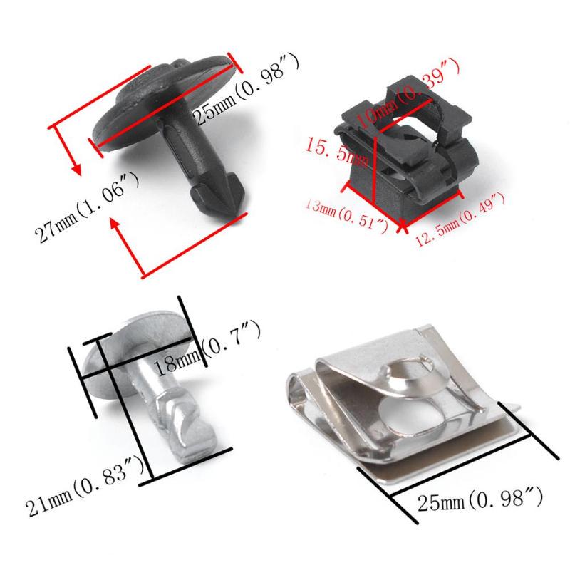 Buy Undertray Guard Engine Cover Fixing Fitting Clips+ Screw Kit for Audi A4 A6 at affordable ...