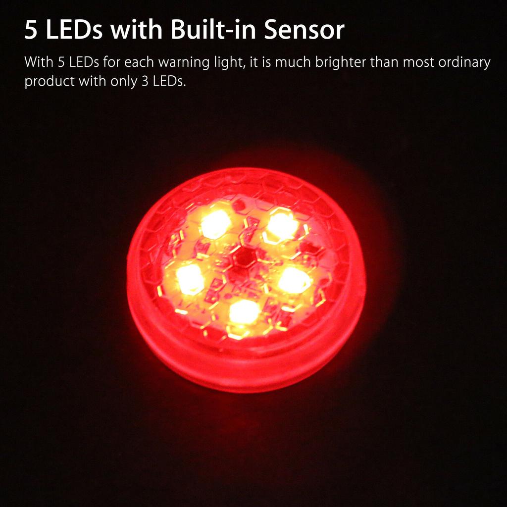 Cheap 2pcs 3/5LED Long Lasting Magnetic Anti-Collision Wireless LED ...