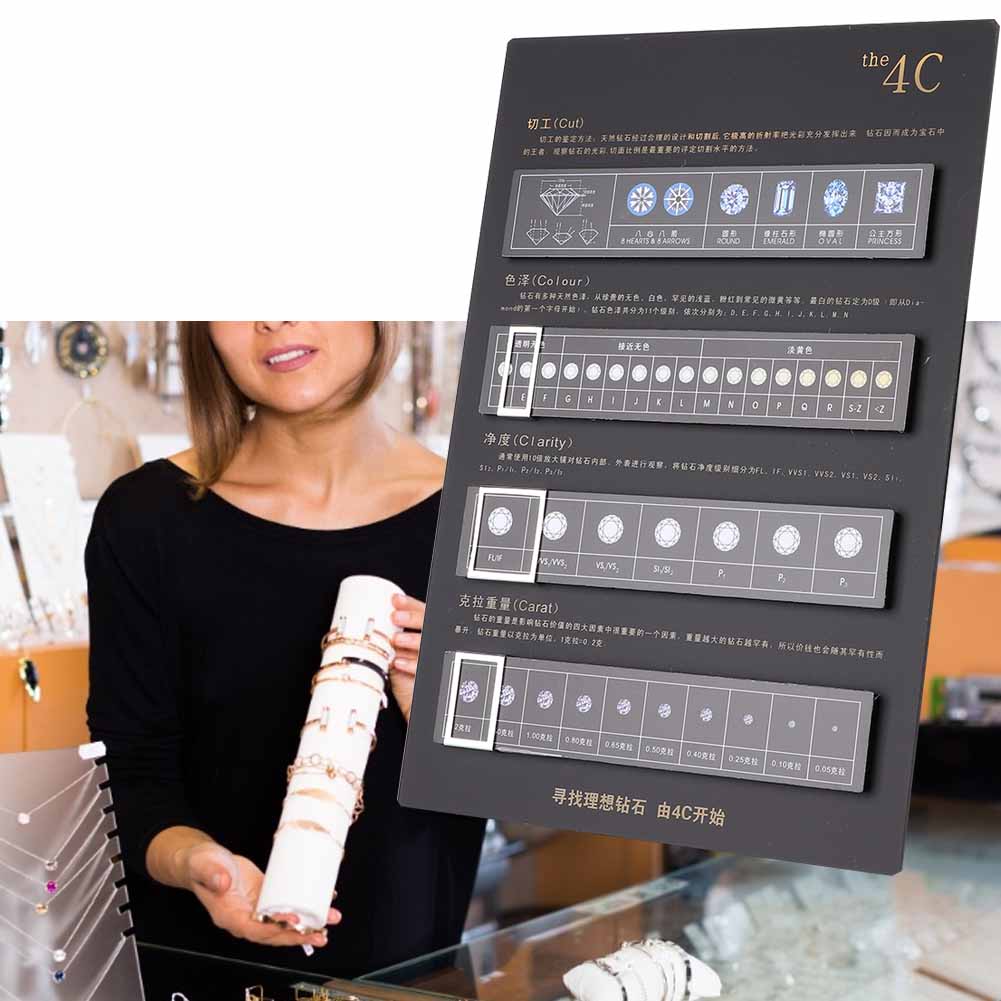 Kaufe Foldable Jewelry Diamond Display Board Practical Presentation ...