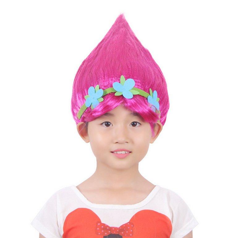 Buy Fu Ling Troll Wig Natural Lifelike Fiber Wigs Straight Synthetic ...