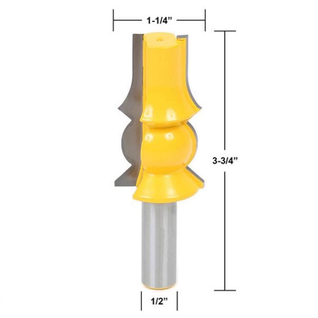 Buy 1/2'' 8mm Shank Door Window Casing Router Bit A:Lamp Pole at ...