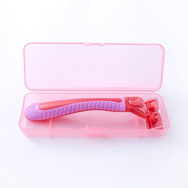Buy Zao Ren Jduhf Plastic Razor Box Portable Travel Manual Razor Box ...