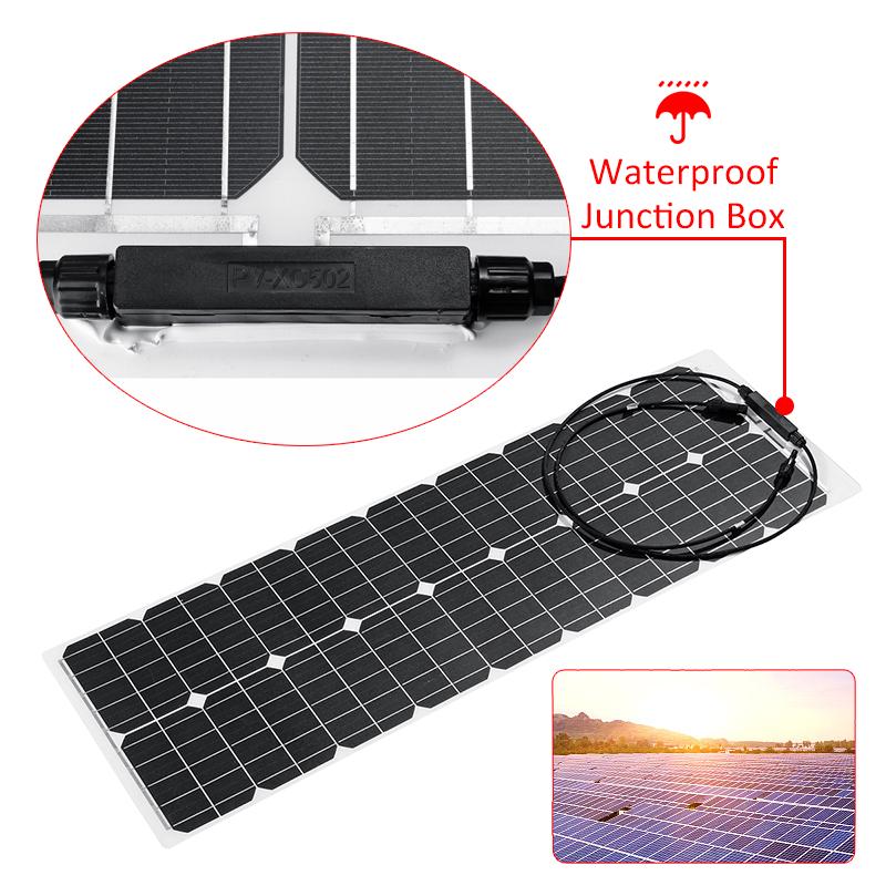 Buy 70W/140W 18V Solar Panel Flexible Monocrystalline Solar Panel Kit ...