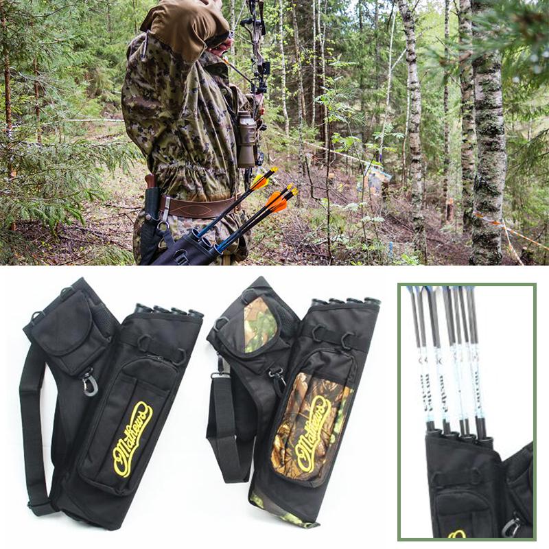 Buy 4 Tubes Arrow Quiver For Archery Hunting Arrows Holder Bag with ...