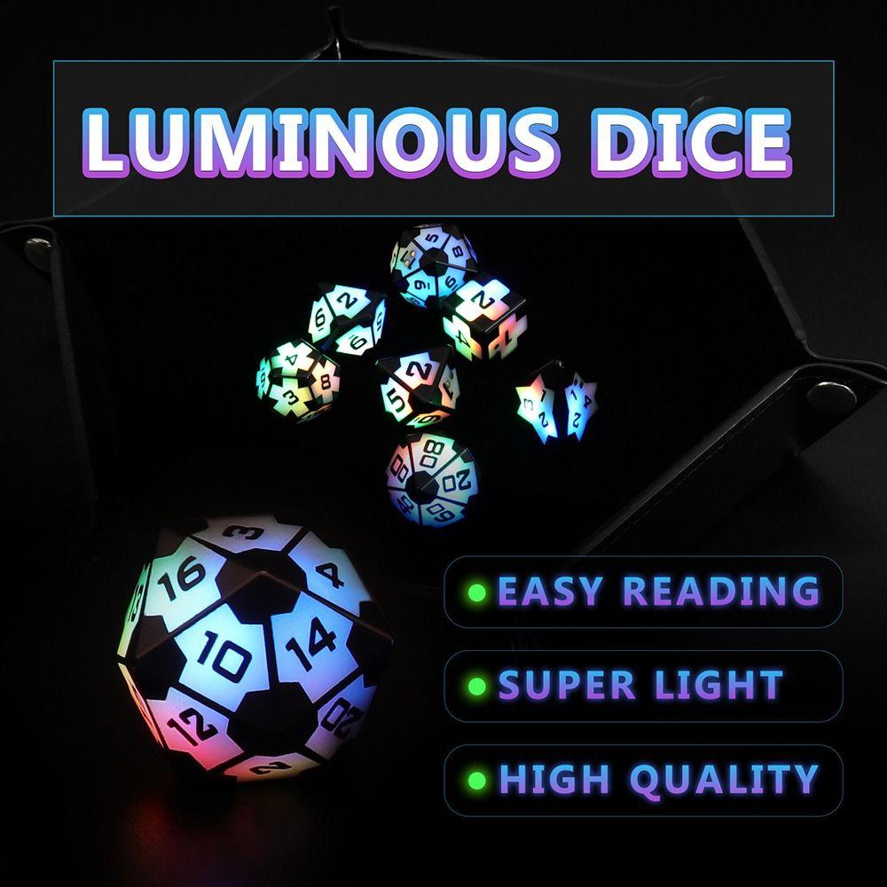 Cheap Shake to Glowing Light Up LED Dice Sets Role Playing Dice for ...